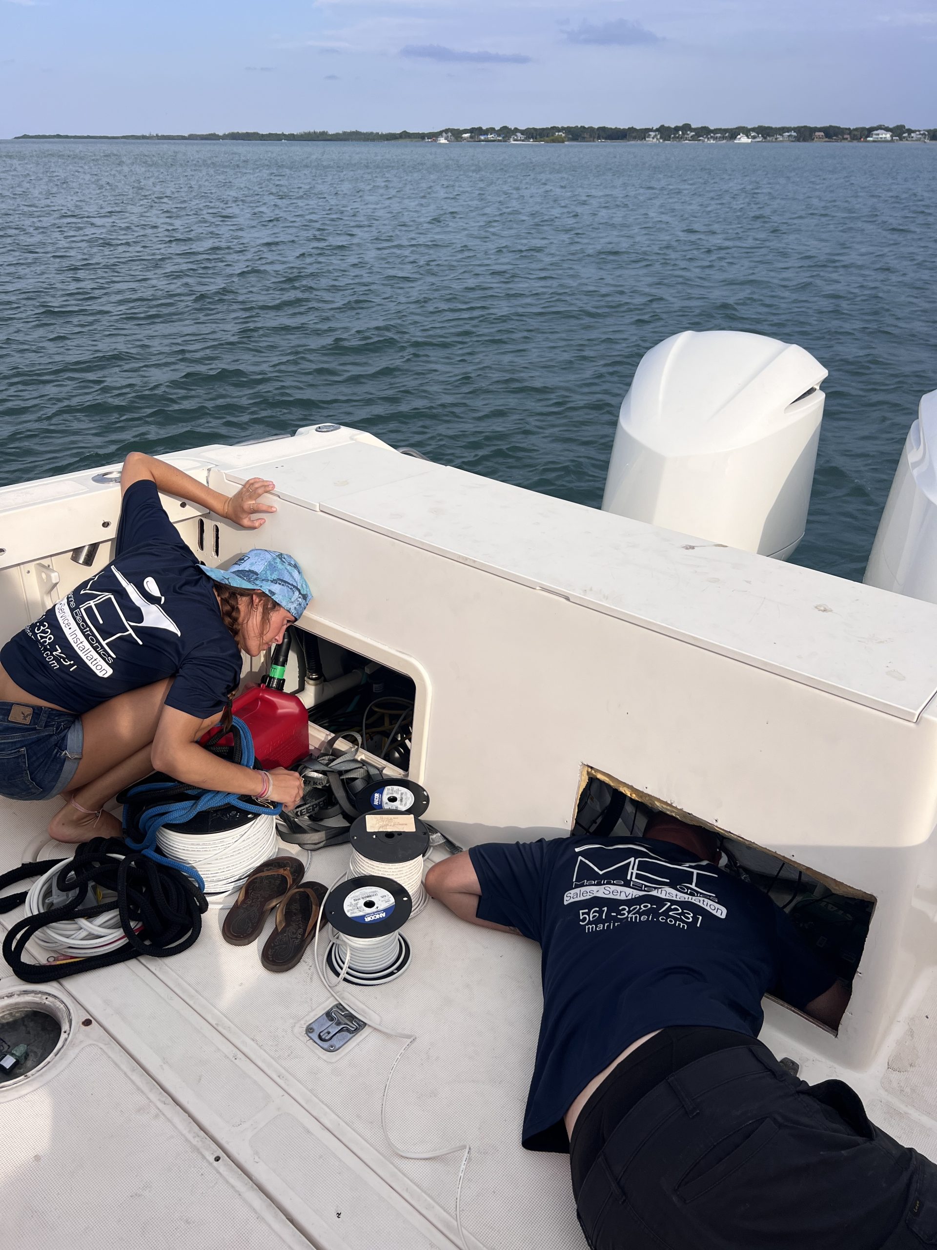 Our Work - Marine Electronics Installation